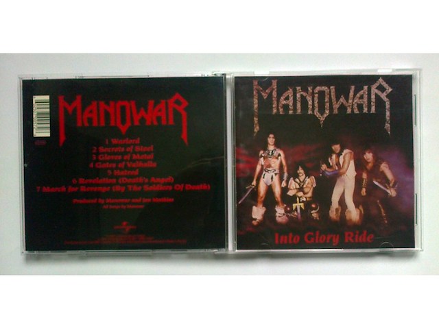 MANOWAR - Into Glory Ride (CD) Made in EU