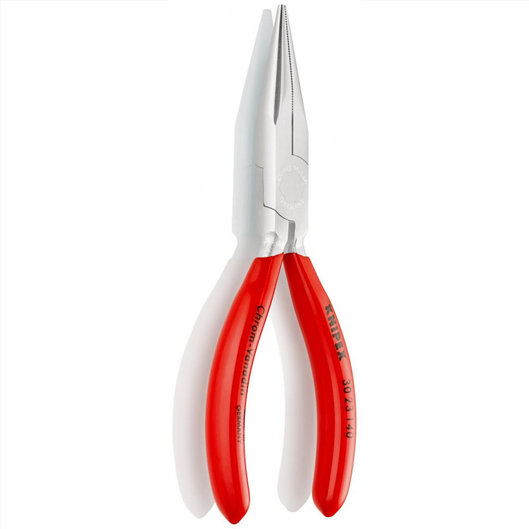 Knipex – Klešta sa dugim poluokruglim čeljustima 140mm – hromirana – 30 23 140