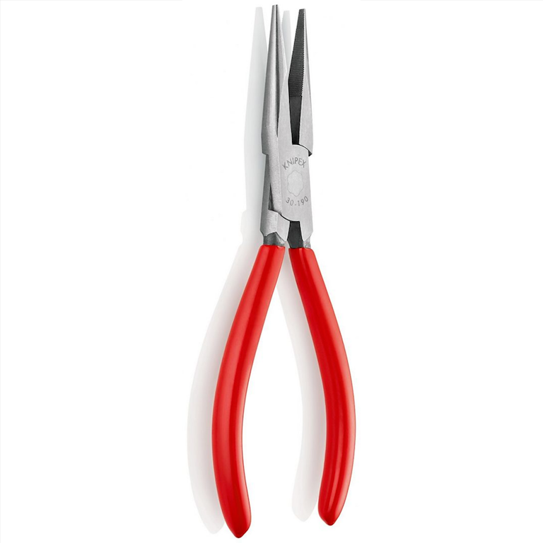 Knipex – Klešta sa dugim poluokruglim čeljustima 190mm – 30 21 190