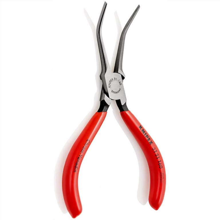 Knipex – Kriva klešta sa veoma dugim čeljustima pod 45° – 31 21 160