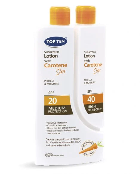 Top Ten Sun Carotene duo losion spf20/40 300ml