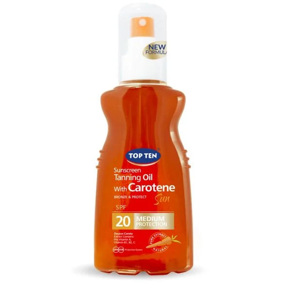 Top Ten Sun Carotene oil spf 20 180ml