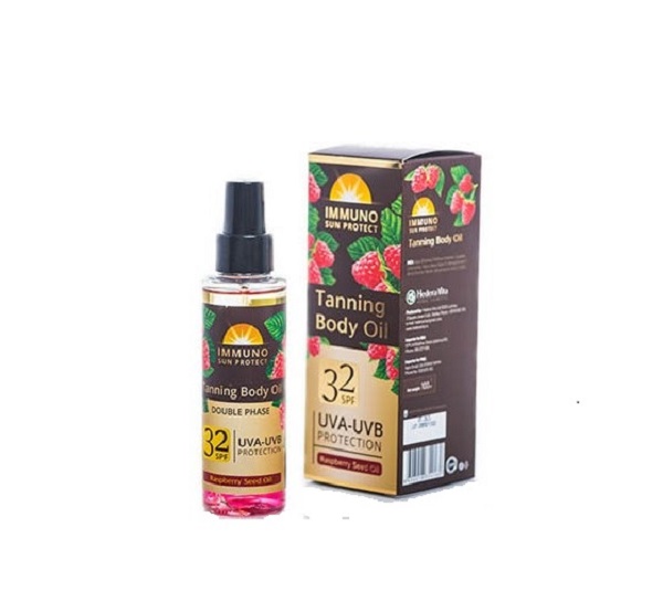 Hedera Vita Sun dvofazno ulje maline za brzo tamnjenje spf 32 100ml