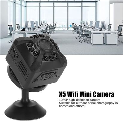 Wi-Fi mini spy FHD kamera/Detekcija pokreta