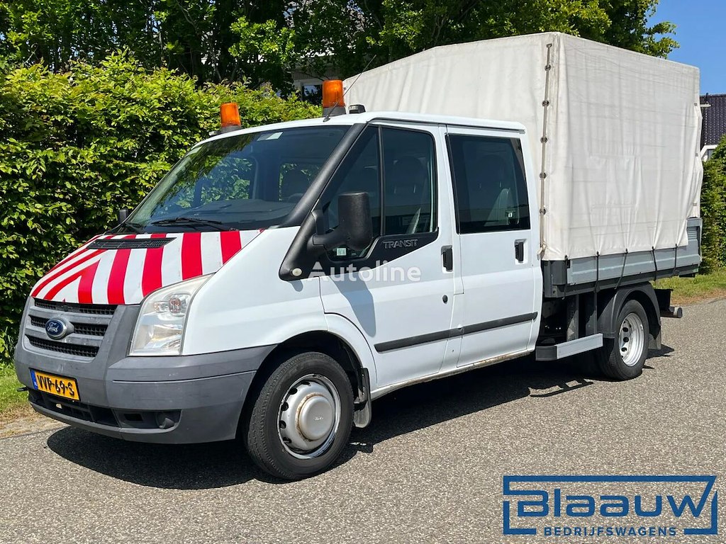 Ford Transit 350M dubbele cabine Huif Laadklep pikap