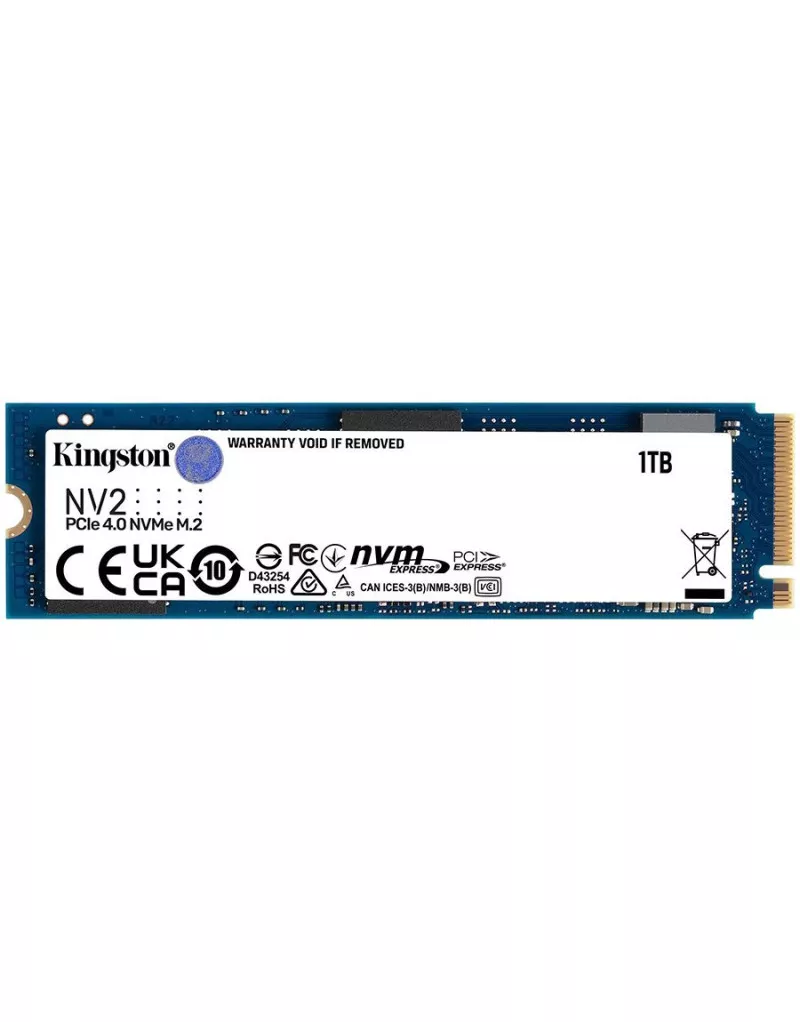 Kingston 2TB NV2 M 2 2280 PCIe 4 0 NVMe SSD, up to 3,500MB/s read, 2,800MB/s...