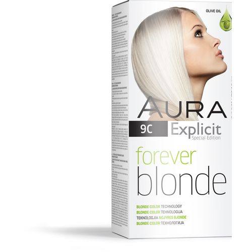 AURA Forever Blonde farba za kosu 9C Icy Blonde