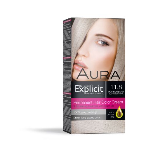 AURA Explicit farba za kosu 11.8 Platinasto Srebrna