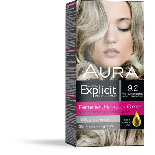 AURA Explicit farba za kosu 9.2 Svetlo Platinasto Plava