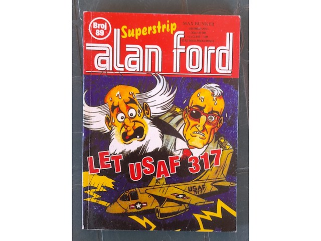 Alan Ford, Superstrip #89, Let USAF 317