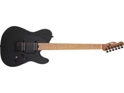 Charvel PRO-MOD SO-CAL STYLE 2 24 HH 2PT CM ASH, CARAMELIZED MAPLE FINGERBOARD, BLACK ASH