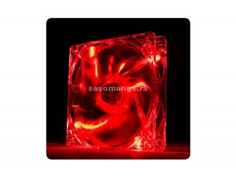 Case Fan Thermaltake Pure 12 Red LED/120mm/1000rpm/Transparent