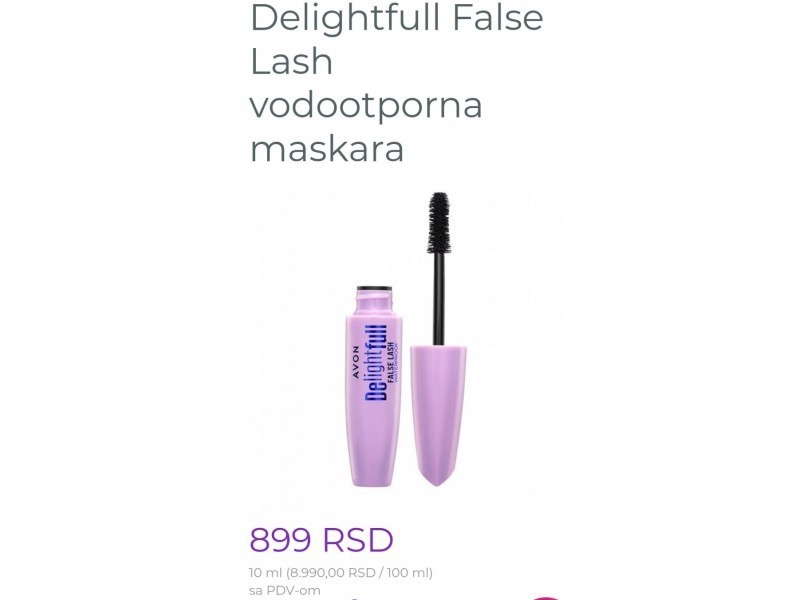 Delightfull False Lash vodootporna maskara by Avon