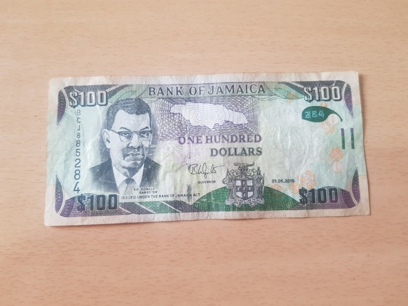 100 dolara Jamajka 2016