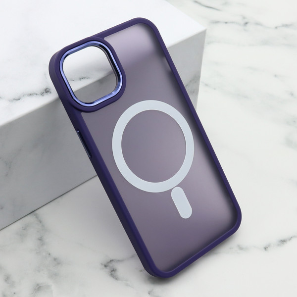 Futrola SILKY MAGSAFE za iPhone 13 (6.1) ljubicasta