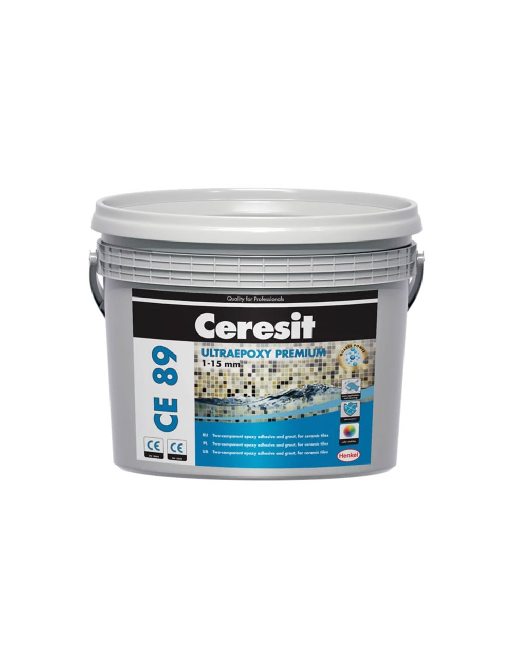 CERESIT CE 89 ULTRAEPOXY PREMIUM DESIGN Dvokomponentna, hemijski otporna epoksidna masa 2,5 KG