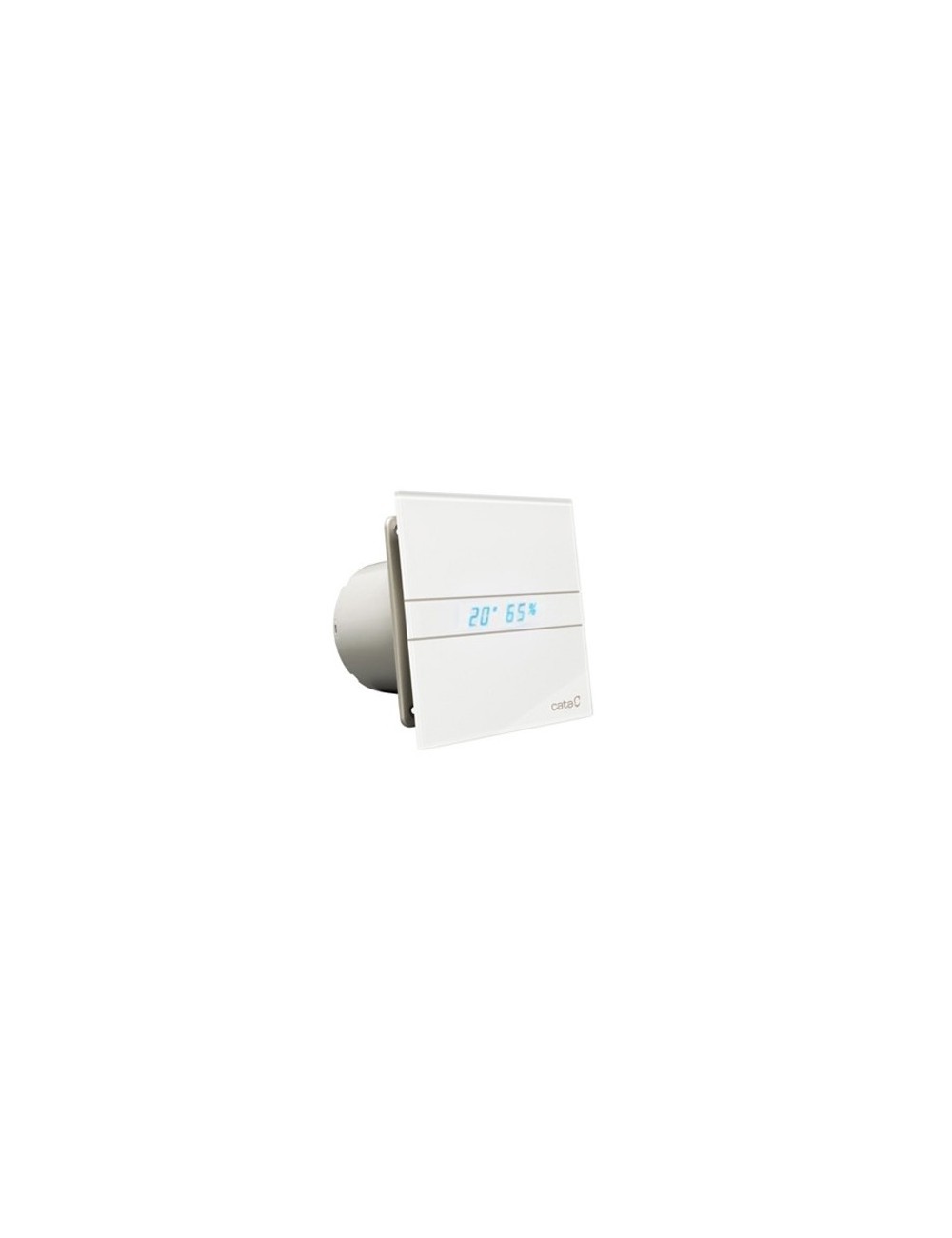 Cata kupatilski ventilator E-120 GTH White sa tajmerom i prikazom vlažnosti vazduha i temperature 00901200