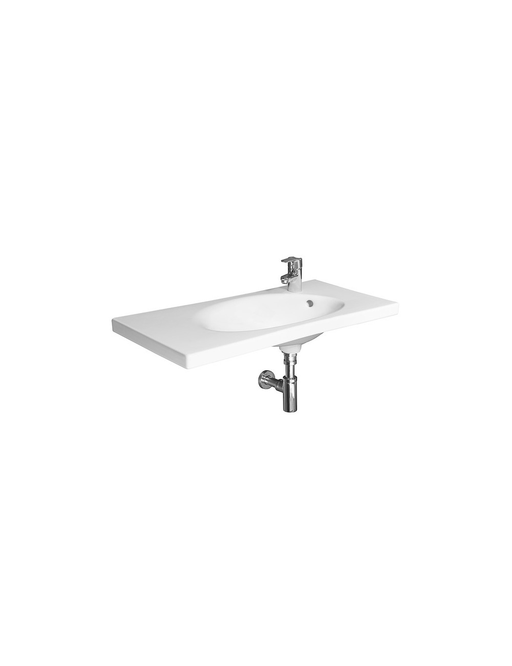 Jika Tigo lavabo 80x38,5 sa otvorom za bateriju sa desne strane 8.1221.8.000.106.1