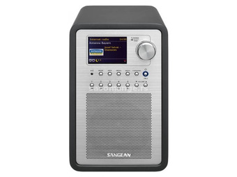 SANGEAN WFR-70 DAB+/FM-RDS/USB/Network Music Player internet radio black-silver