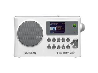 SANGEAN WFR-28C DAB+ /FM-RDS rádió/USB internet radio white