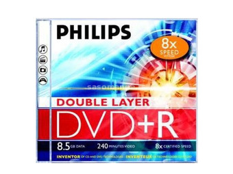 PHILIPS DVD+R DL 8x normal case