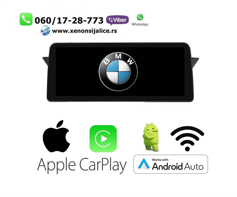 BMW X1 E84 ANDROID I CAR PLAY MULTIMEDIJA NAVIGACIJA TOUCH SCREEN 12 INCA