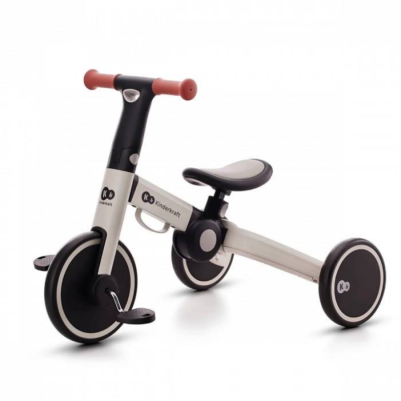 Kinderkraft 4Trike tricikl 3u1 Silver Grey