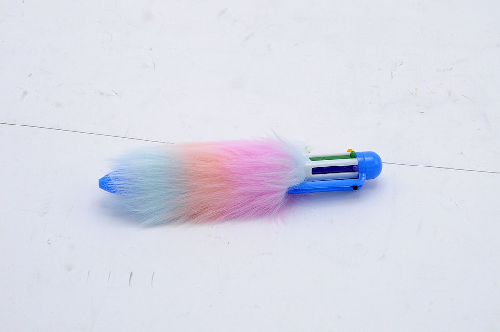 Hemijska olovka perje 6 boja pastel