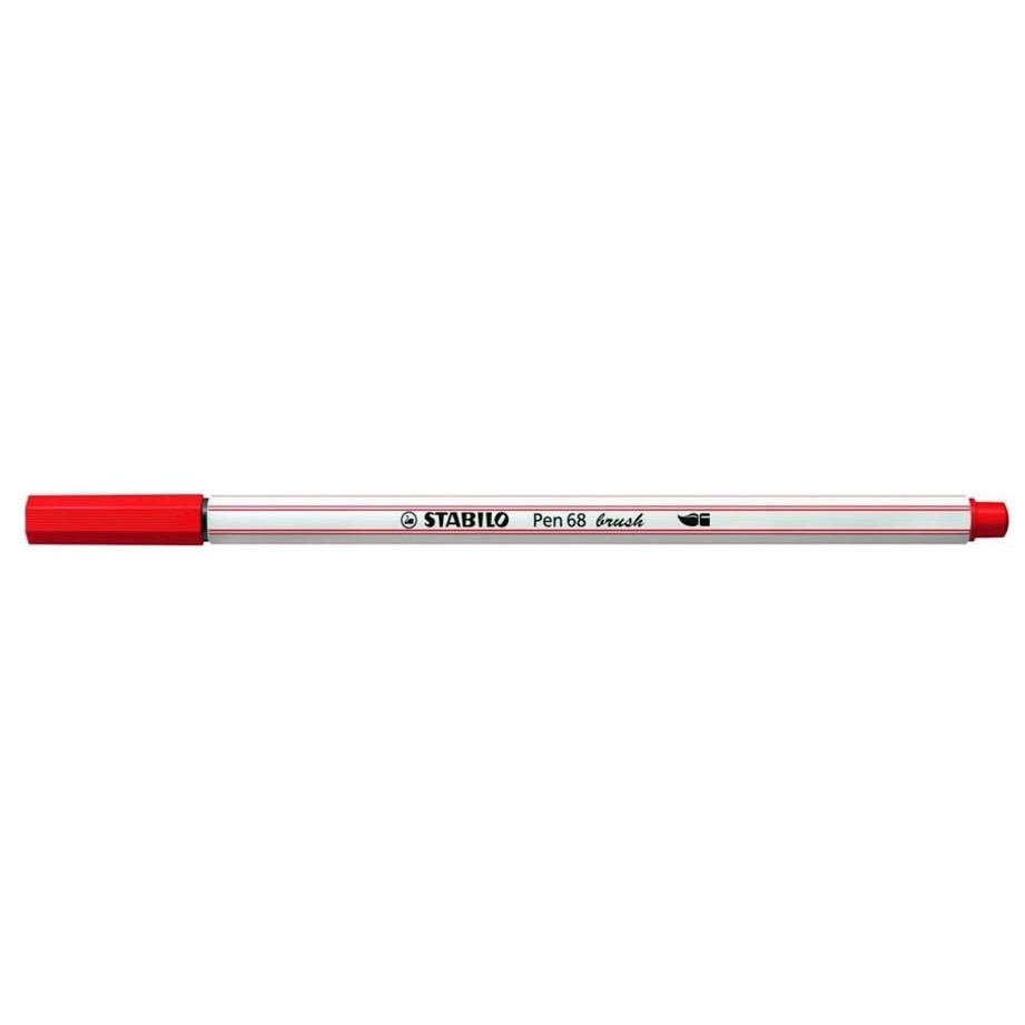 568-48 Pen68 Brush crvena Stabilo