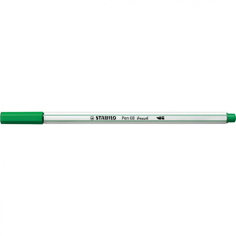 568-36 Pen68 Brush zelena Stabilo