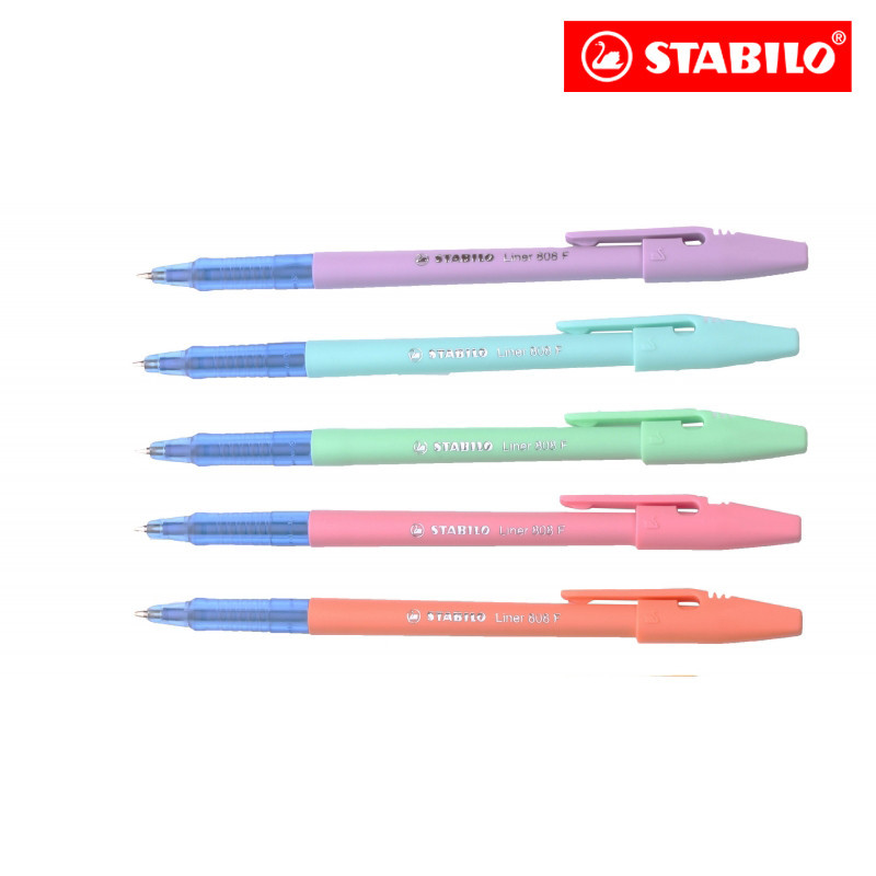 Hemijska olovka 808FP1041-6 Stabilo liner 808P Pastel lila