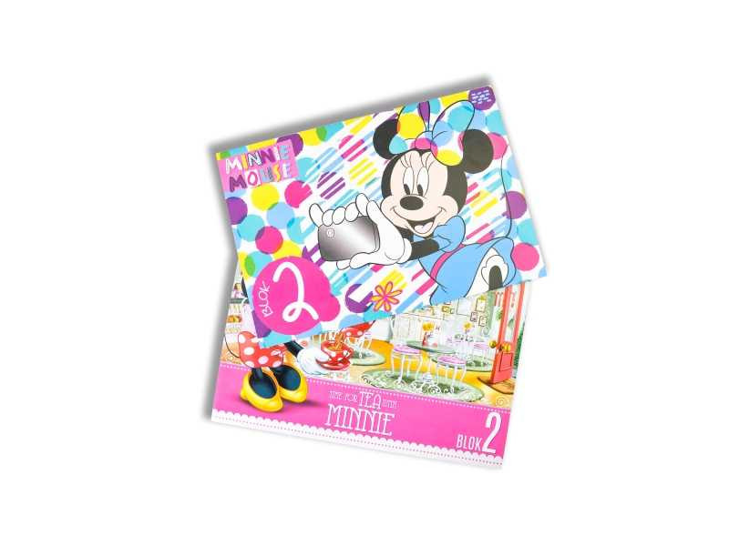 Crtaci blok br.2 Minnie Mouse