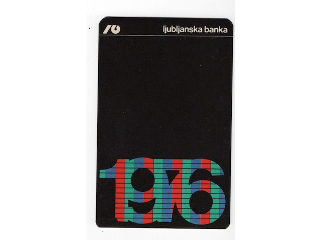 Kalendar džepni, Ljubljanska banka, 1976.