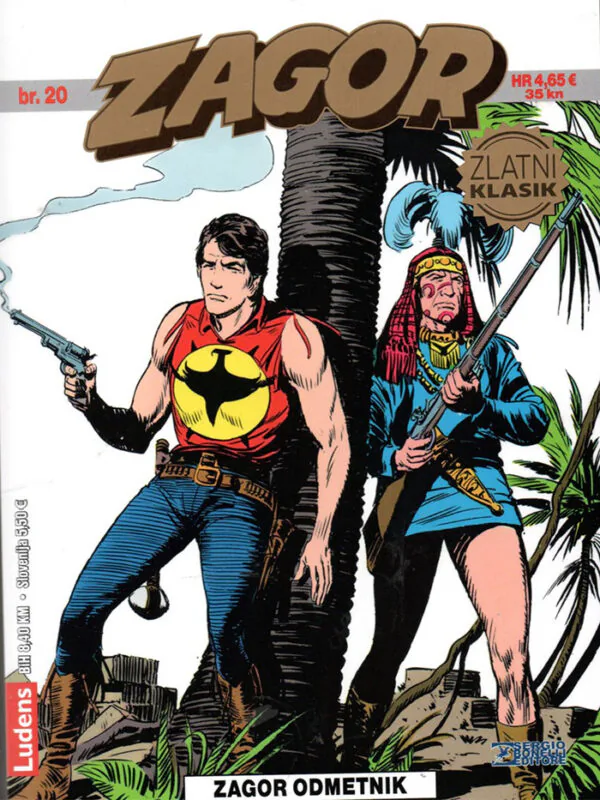 Zagor Zlatni klasik 20: Zagor odmetnik (Korica B)