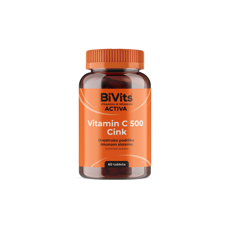 BiVits ACTIVA Vitamin C 500 i Cink 60 tableta