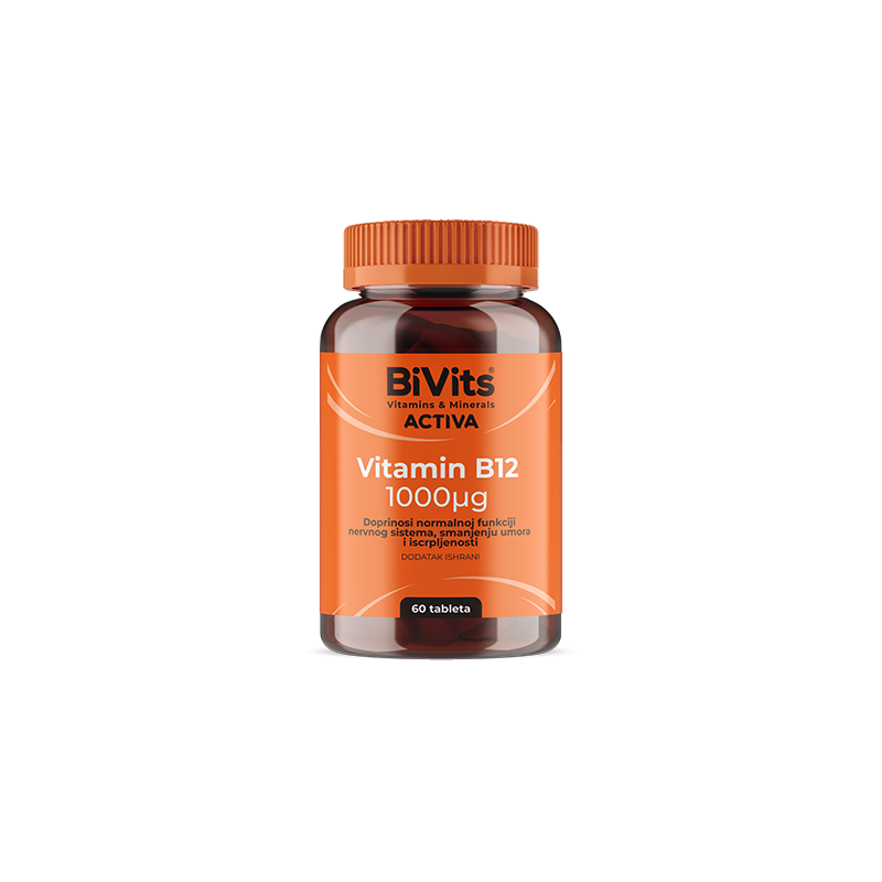 BiVits ACTIVA Vitamin B12 1000µg 60 tableta