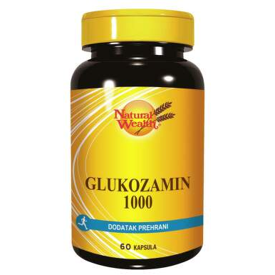 Natural Wealth Glukozamin 1000 mg 60 kapsula