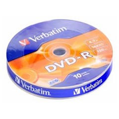 Verbatim dvd-r 16x 4.7gb 1/10 sp u celofanu