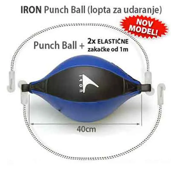 Iron punc ball brze lopte ( sa 2x elastične zakačaljke )