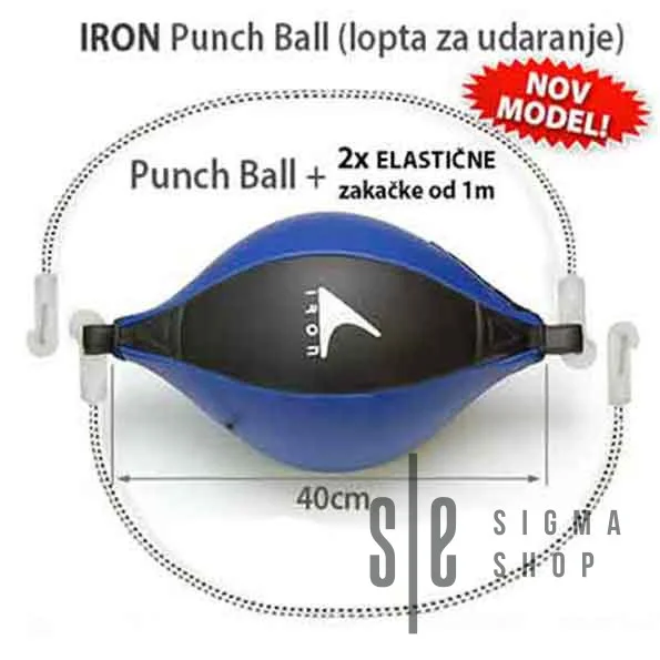 Iron punc ball brze lopte ( sa 2x elastične zakačaljke )