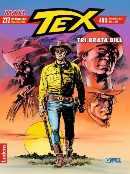 Tex Maxi 27: Tri brata Bill