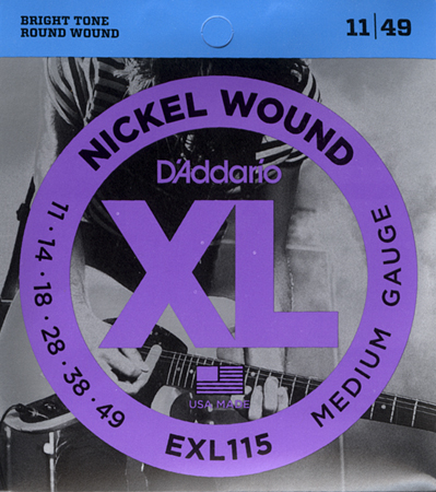 D’addario EXL115 žice za električnu gitaru