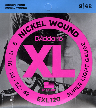 D’addario EXL120 žice za električnu gitaru