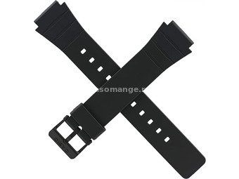 CASIO W 59B-1A / W 217 plastic belt black