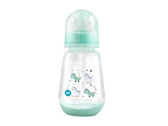 ELFI Plastična flašica super clear FANTASY, 150 ml Dinosaurusi - Zelena