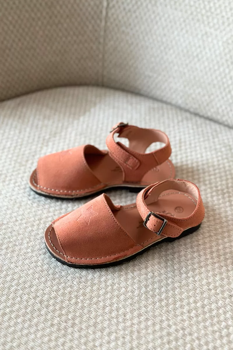 TOCOTO KOŽNE SANDALE APRICOT