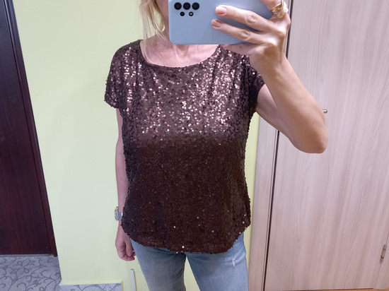 ✨ NEXT BLUZA sa šljokicama - L-XL (42-44) - NOVO!✨