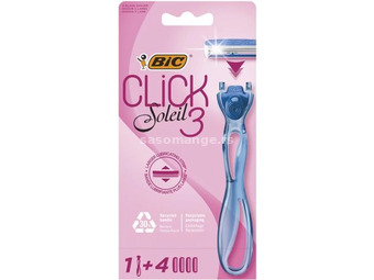 BIC Female razor SOLEIL CLICK3 4pcs refill