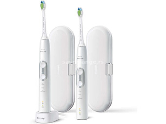 PHILIPS HX6877/34 Sonicare ProtectiveClean 6100 Sonic electric toothbrush dupla white