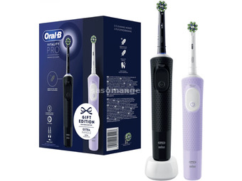 ORAL-B Vitality Pro Duo Electronic toothbrush black-purple (Basic guarantee)
